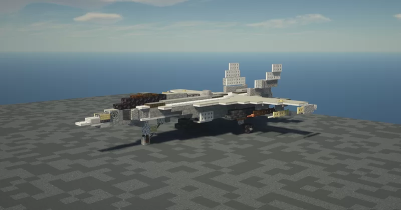 McDonnell Douglas F-18 Hornet 1.5:1 Scale Minecraft Map