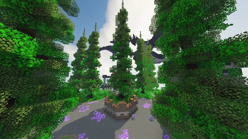 Fantasy lobby for cubeverse | network Minecraft Map