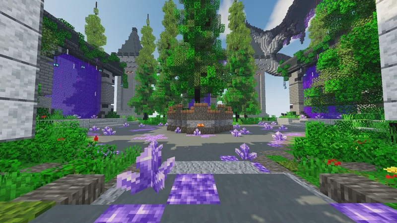 Fantasy lobby for cubeverse | network Minecraft Map