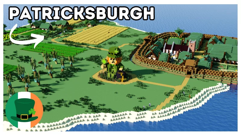Minecraft Irish Village - Patricksburgh Minecraft Map