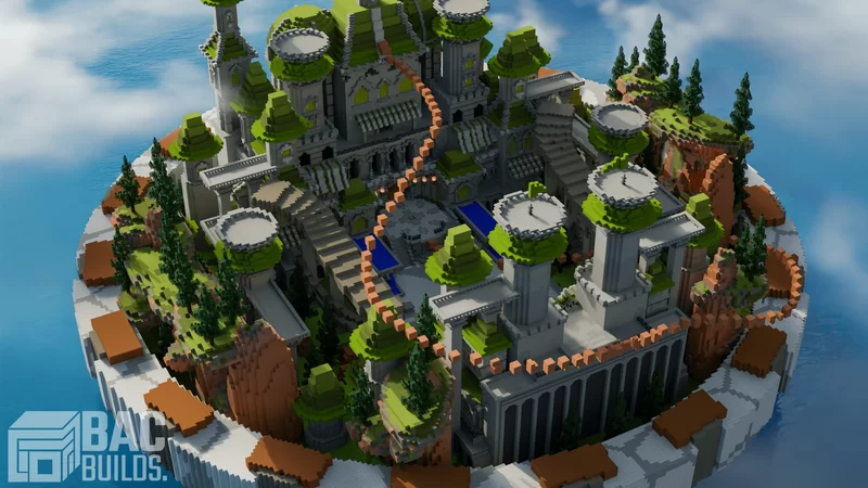 Lobby/spawn Medieval Theme Minecraft Map