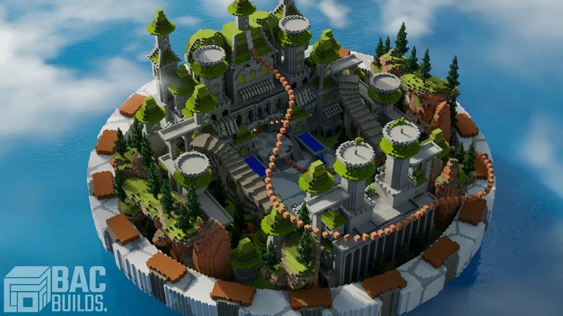 Lobby/spawn Medieval Theme Minecraft Map