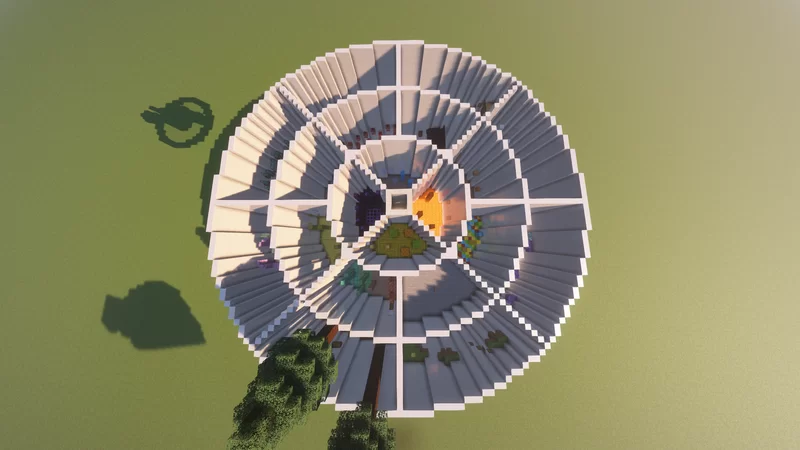 circle parkour Minecraft Map