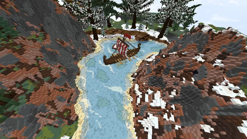 Spawn and Warzone Viking (PvP-Faction) (FREE) Minecraft Map