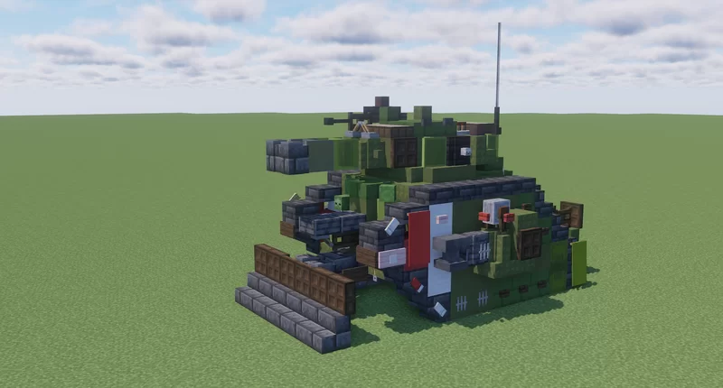Warhammer 40K Leman Russ Battle Tank (1.5:1 Scale) Minecraft Map