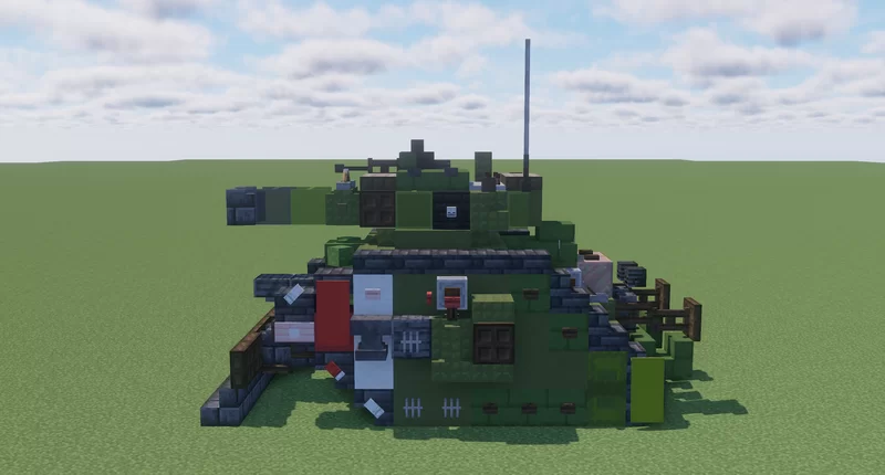 Warhammer 40K Leman Russ Battle Tank (1.5:1 Scale) Minecraft Map