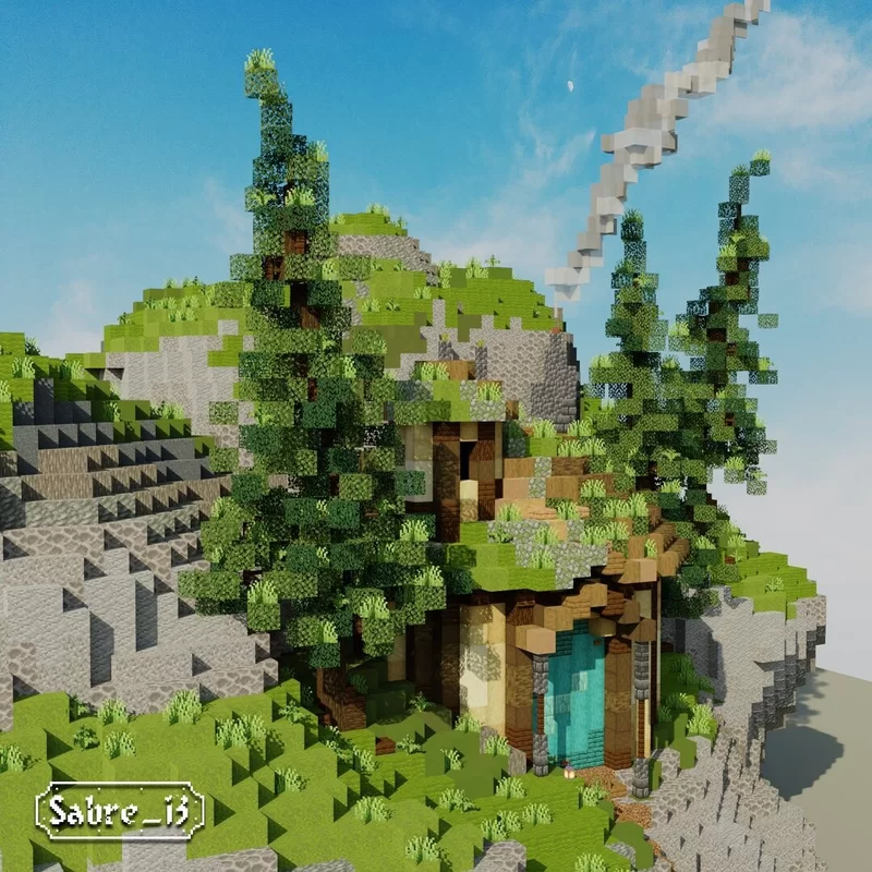 Mossy Hut Minecraft Map