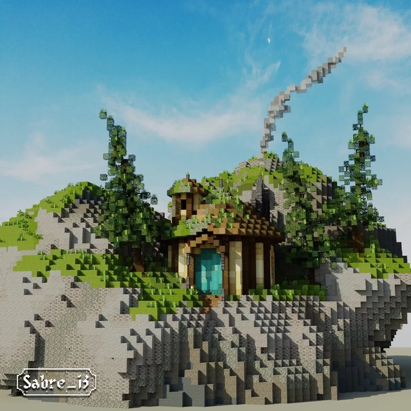 Mossy Hut Minecraft Map