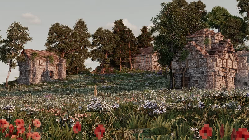 Shaman Village - Shadow of the Erdtree - Elden Ring Minecraft Map