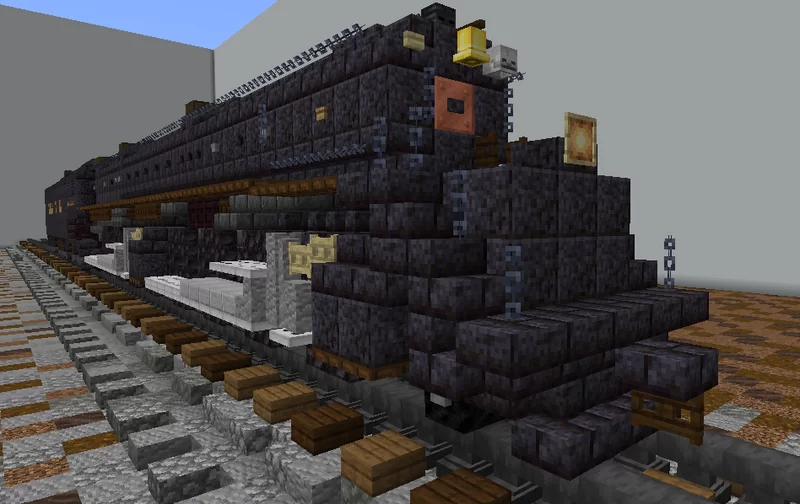 Baltimore and Ohio Class EM-1 'Yellowstone' Steam Train Minecraft Map