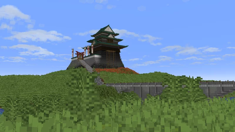 🌟 Japanese Fortress 🏯 | Traditional Samurai Castle Build [FREE DOWNLOAD ...