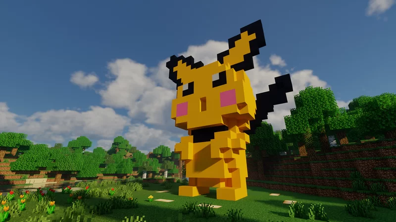 Pichu statue (Pokemon) Minecraft Map
