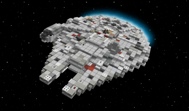Millennium Falcon 1:1 Build Minecraft Map