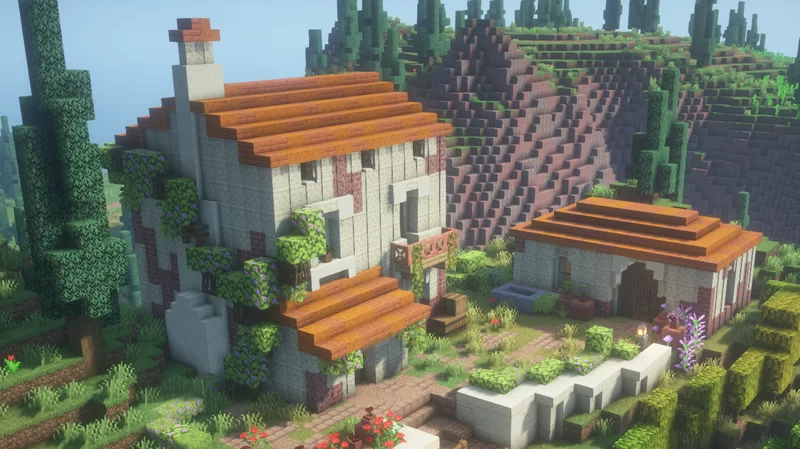 Tuscan / Italian House Minecraft Map