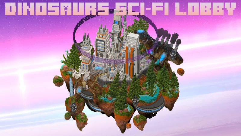 Dinosaurs Sci-fi Lobby Minecraft Map