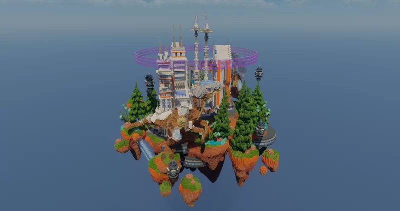 Dinosaurs Sci-fi Lobby Minecraft Map