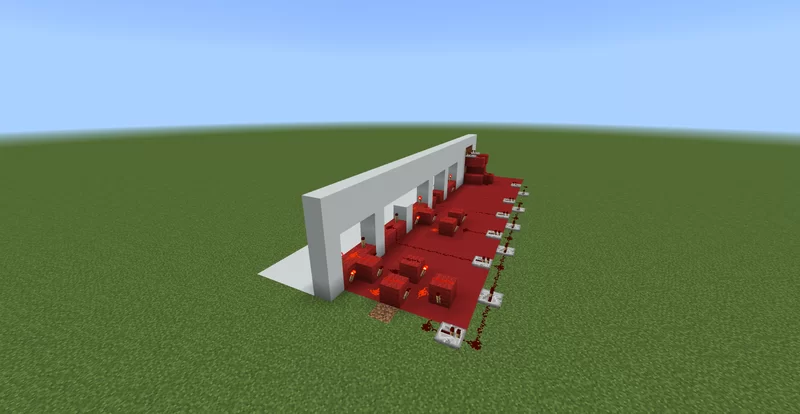 Simple Combinational ALU (No Multiplexer) Minecraft Map