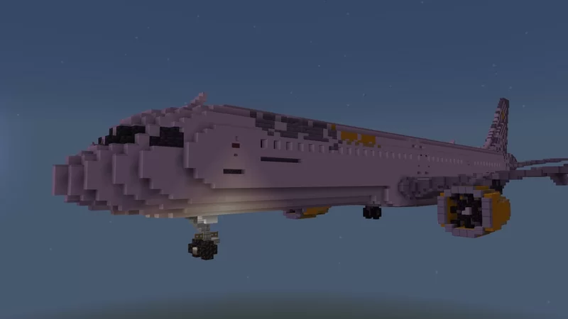 GIANT Airbus a321 neo vueling Minecraft Map