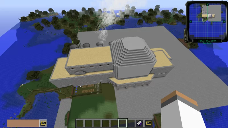 PWR Nuclear Power Plant Minecraft Map