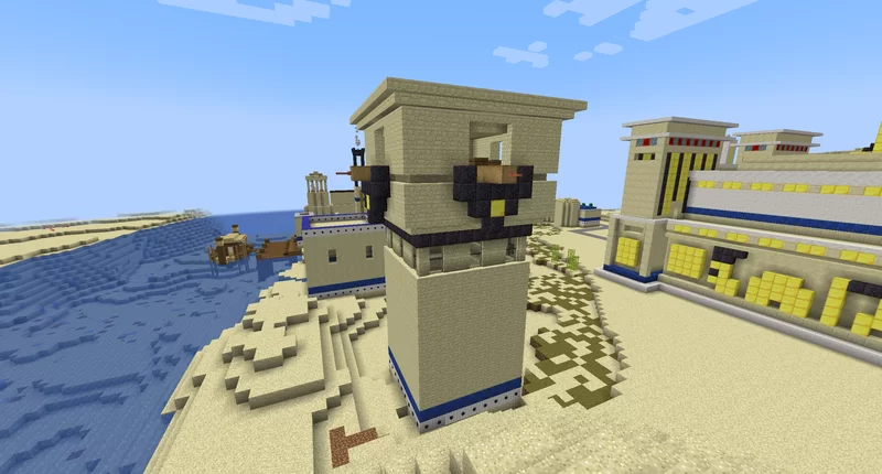 Age of Mythology Egyptian Ballista Tower Minecraft Map