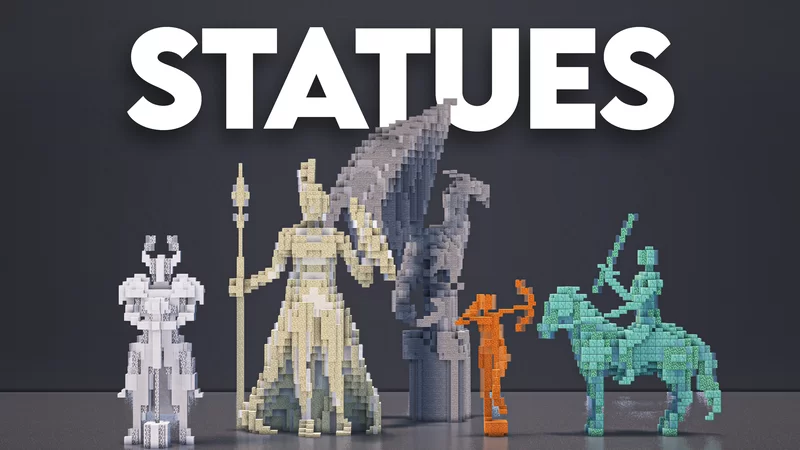 3,900+ Statue Asset Pack (DOWNLOAD) Minecraft Map