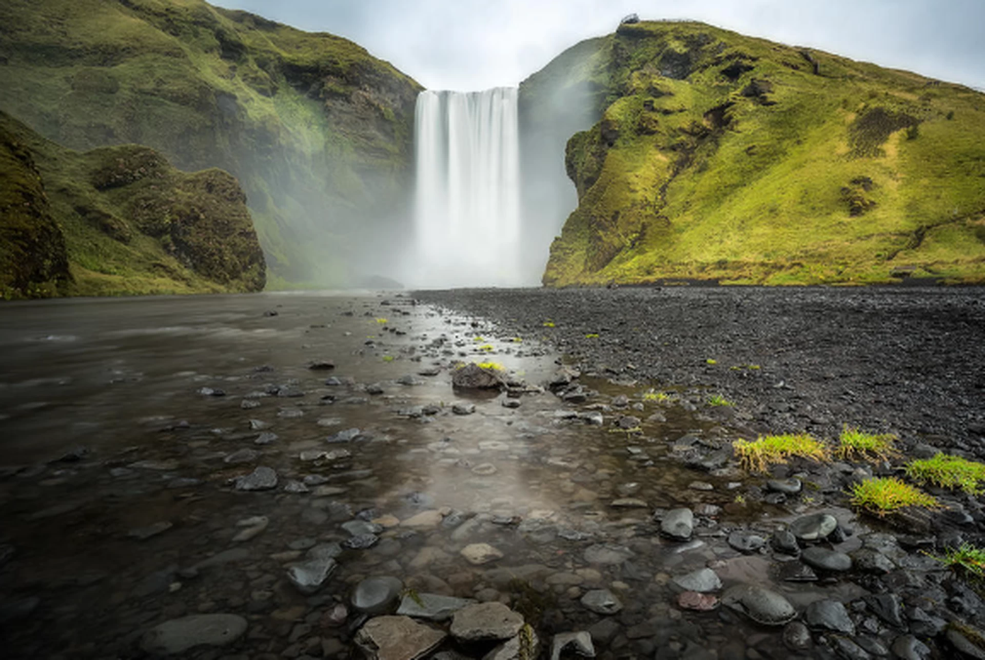 Minecraft Waterfall Wallpaper