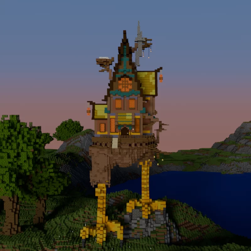 Baba Yaga´s Witch House - organic [1.20.1] Minecraft Map