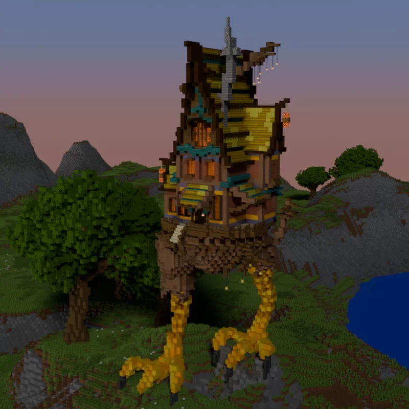 Baba Yaga´s Witch House - organic [1.20.1] Minecraft Map