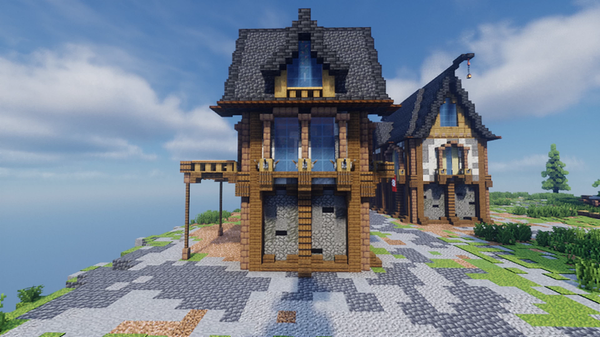 Bundle 18 Minecraft Medieval Houses - Collection Fast Map by Alex Touens for Minecraft 1.20