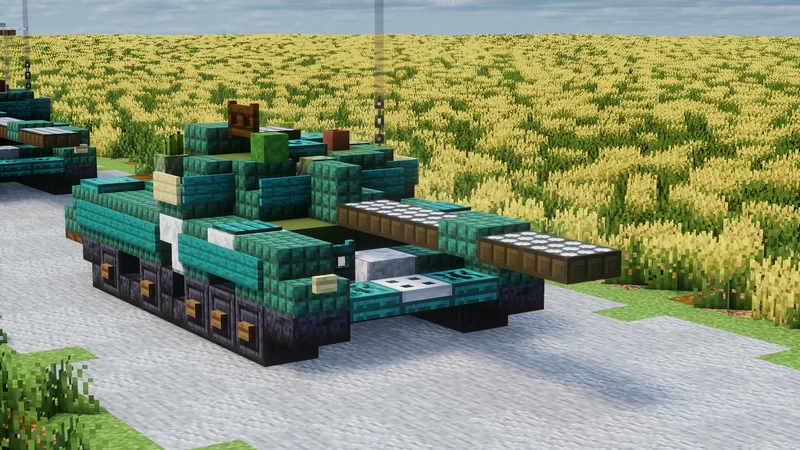 T-62M Main Battle Tank Minecraft Map