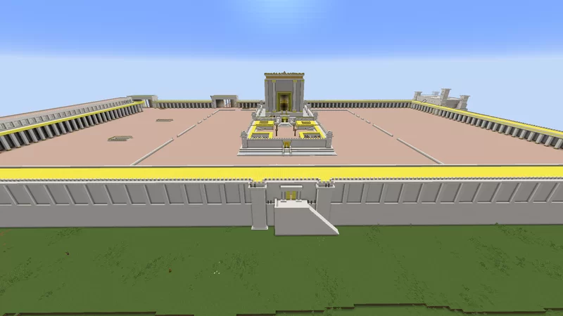 Herod's Temple / Second Temple of Jerusalem Minecraft Map