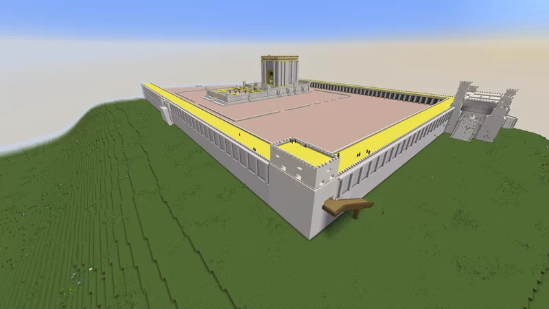 Herod's Temple / Second Temple of Jerusalem Minecraft Map