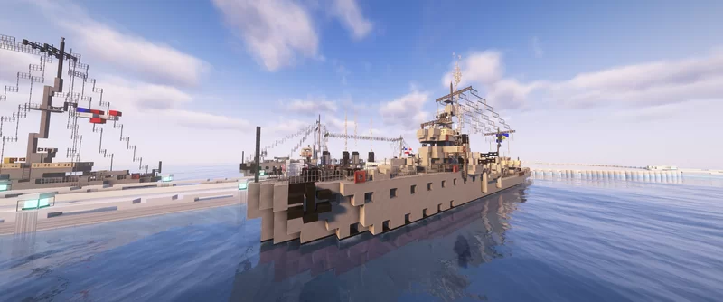 Romulus-Class Destroyer Minecraft Map