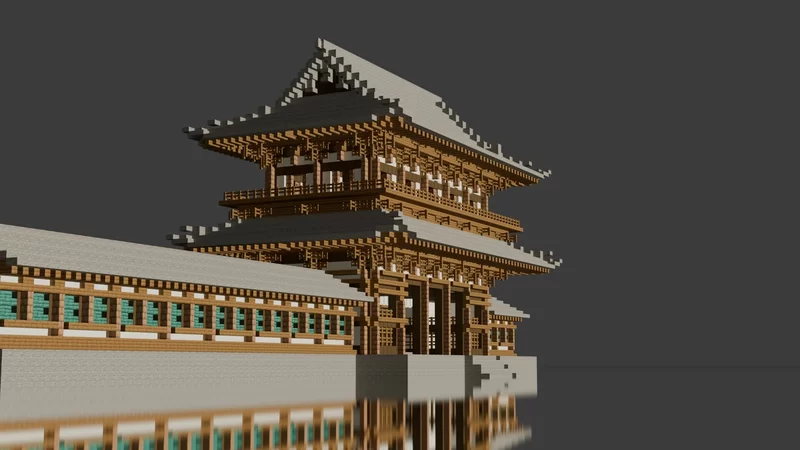 Japanese Temple Complex Minecraft Map