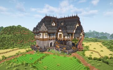 Farmhouse Minecraft Maps with Downloadable Schematic