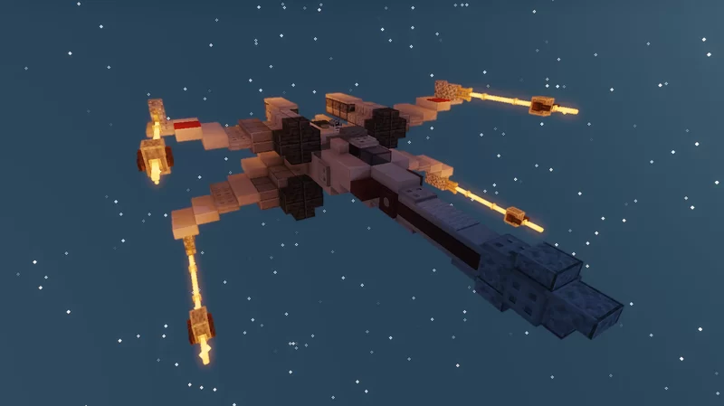 T-65 X-Wing Minecraft Map