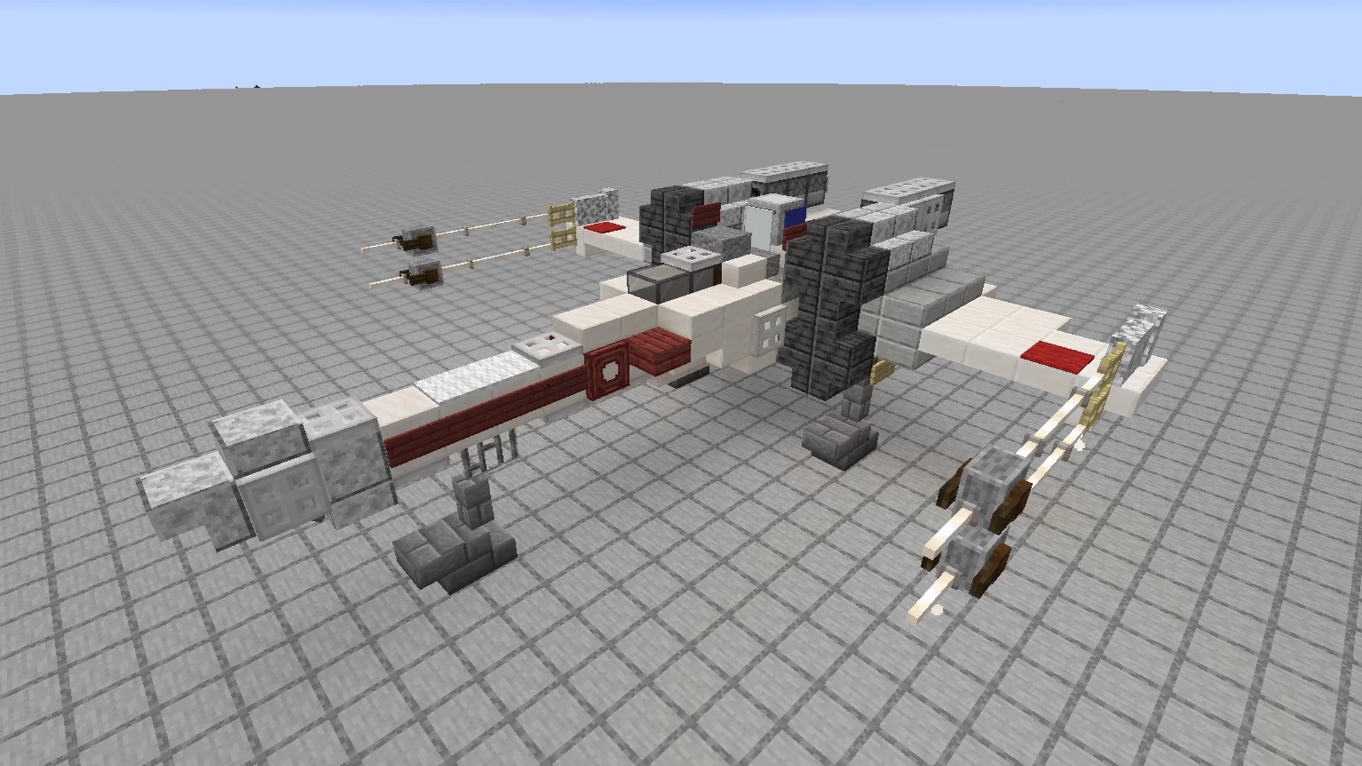 Xwing Fighter Minecraft Project Poe Dameron's X Wing Fighter Mini