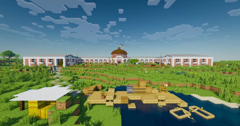 Equestrian facility • Stable for the farm Minecraft Map