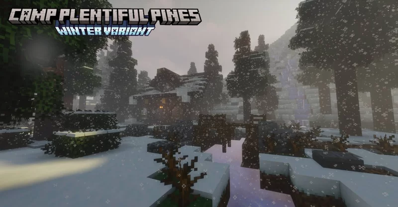 Camp Plentiful Pines (Winter Variant) Minecraft Map