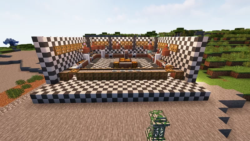 All The Mods 9 Minecraft ATM9 Builds - Building an American Style Diner ...