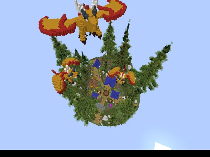 Hera Skyblock Spawn + Arena Map [1.8 - 1.21] Minecraft Map