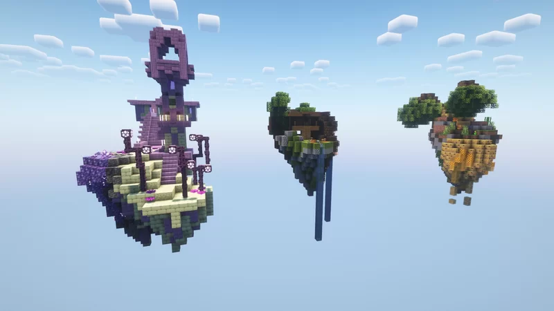 11x SkyBlock Islands Minecraft Map