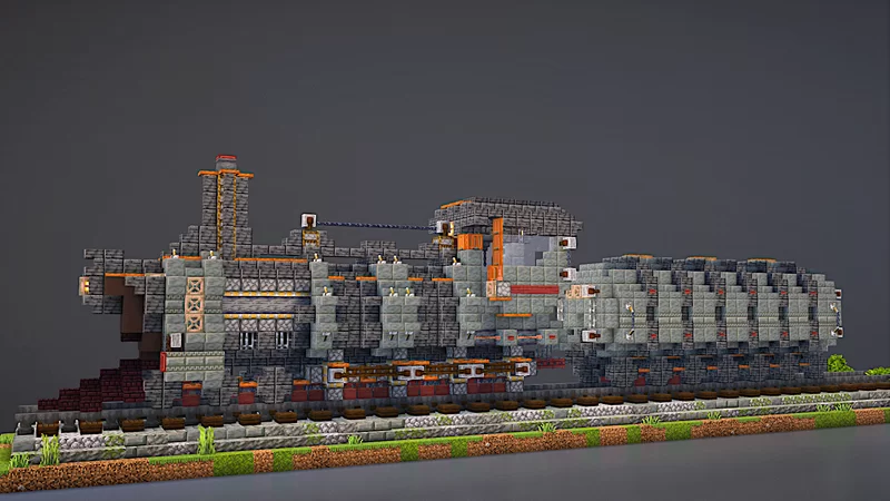 Steam Train Minecraft Map