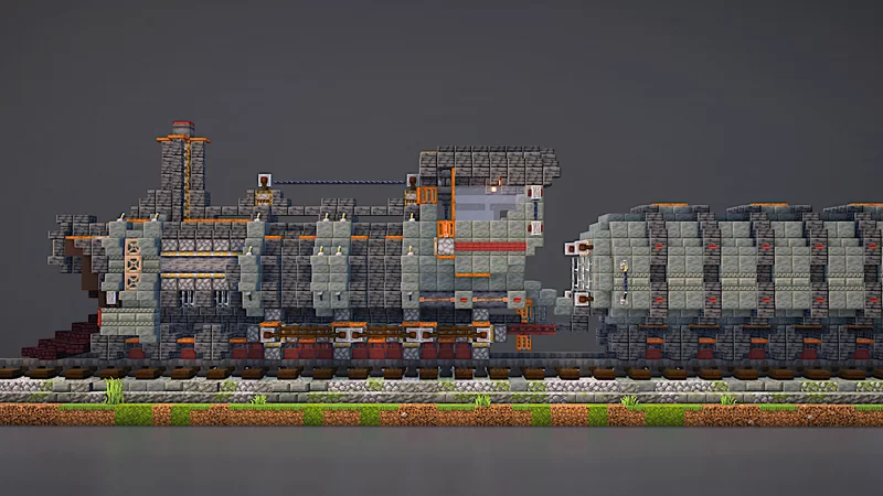Steam Train Minecraft Map