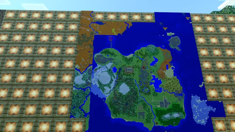 My World on TU31 Tutorial World Minecraft Map
