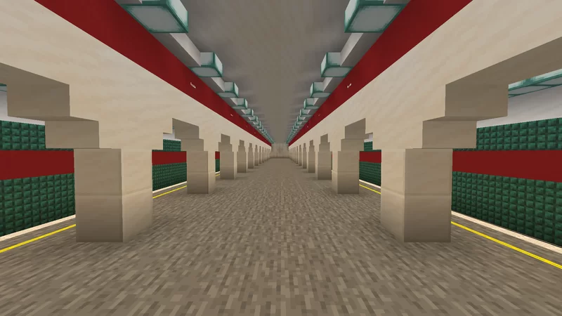 (WORK IN PROGRESS) Russian Underground Saint-Pitersburg СПБ MTR Minecraft Map