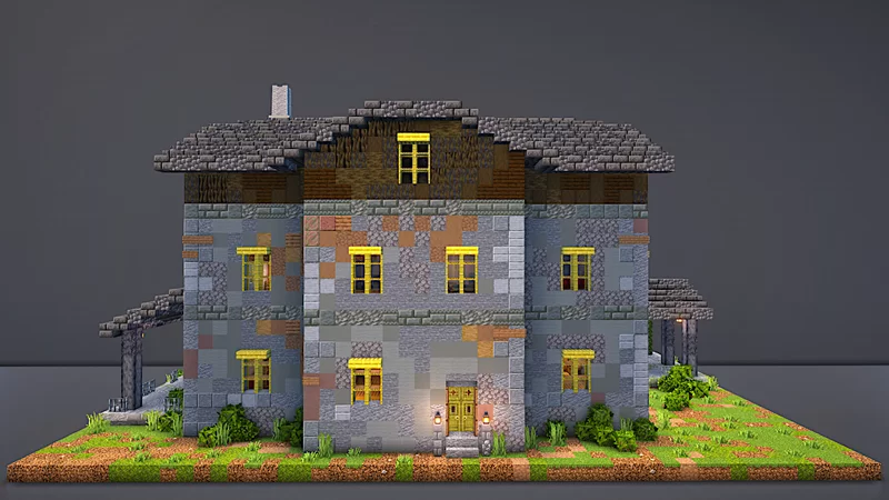 Abandoned Train Station Minecraft Map