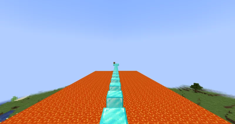 parkour levels easy to impossible Minecraft Map