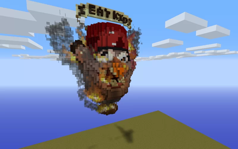 Gravity Falls: Stan head Minecraft Map