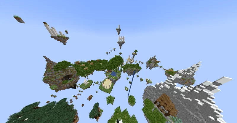 🪐 MAP SKYGEN/SKYPVP MULTI BIOME [FREE DOWNLOAD] 🪐 Minecraft Map